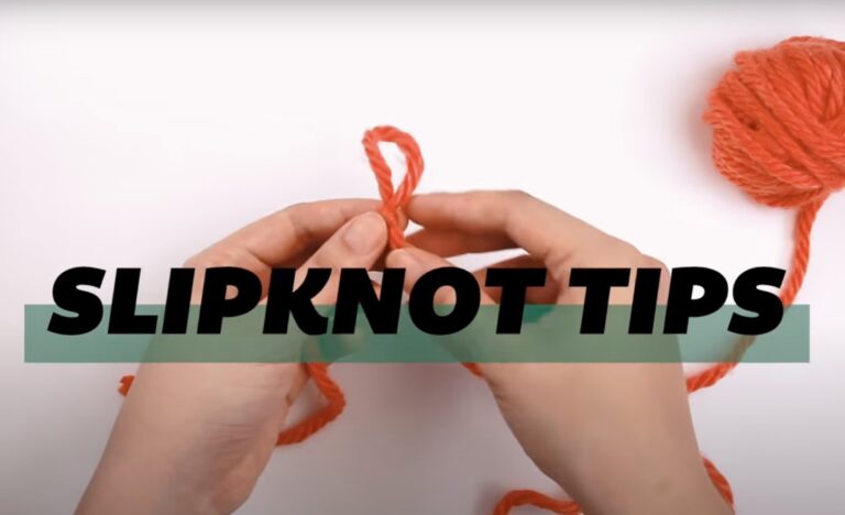 How to Tie a Slip Knot - For Crochet, Knitting, and More